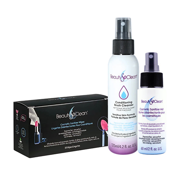 BeautySoClean Conditioning Brush Cleanser 3 piece Bundle | Alcone Company