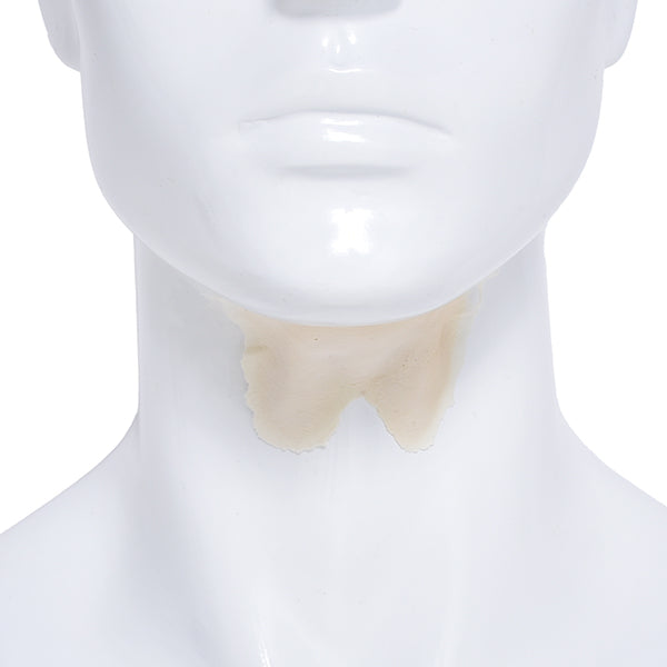 Rubber Wear Foam Latex Prosthetic Neck Wattle #2 | Alcone Company