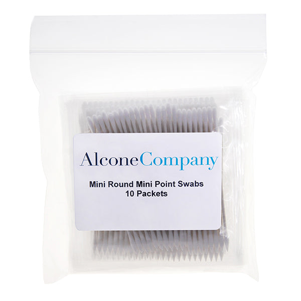 Alcone Company Dual Sided Mini Round Mini Pointed Cotton Swab
