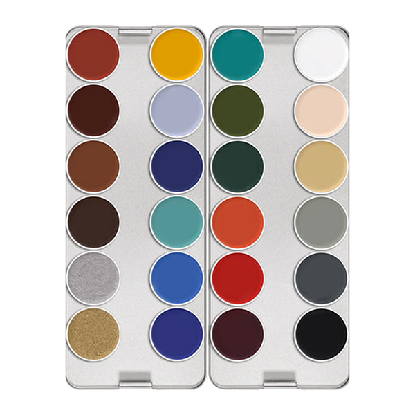 Kryolan Professional Make-up Supracolor Palettes 24-Shade | Alcone Company