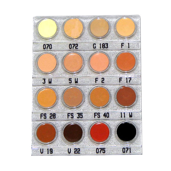 Kryolan Professional Make-up Rubber Mask Grease Mini Palette | Alcone ...