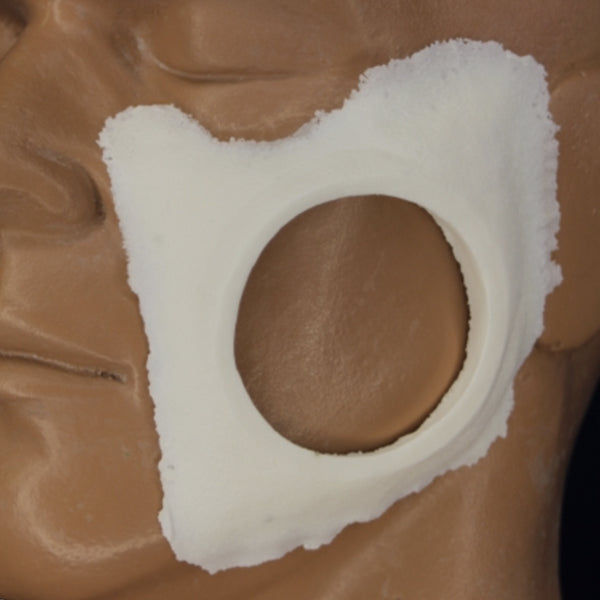 Rubber Wear Foam Latex Prosthetic Window Cheek | Alcone Company